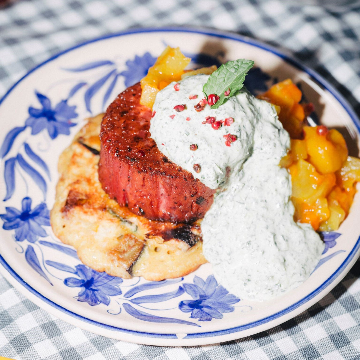 Juicy Marbles Filet with Chickpea Patties Recipe – Vegan Supply