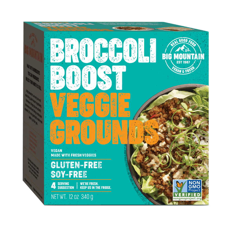 Big Mountain Foods Broccoli Boost Veggie Grounds - 340g – Vegan Supply