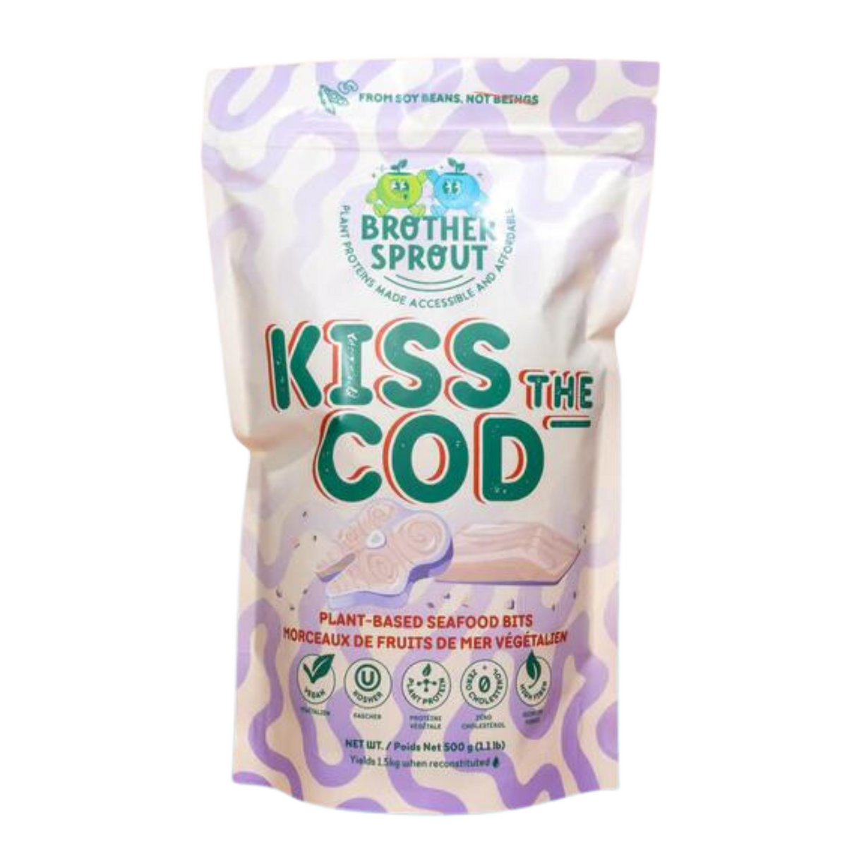 Brother Sprout Kiss Da Cod Plant-Based Seafood Bits - 500g – Vegan Supply