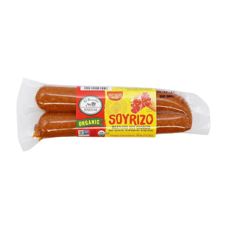 El Burrito Soyrizo Meatless Soy Chorizo - 340g – Vegan Supply