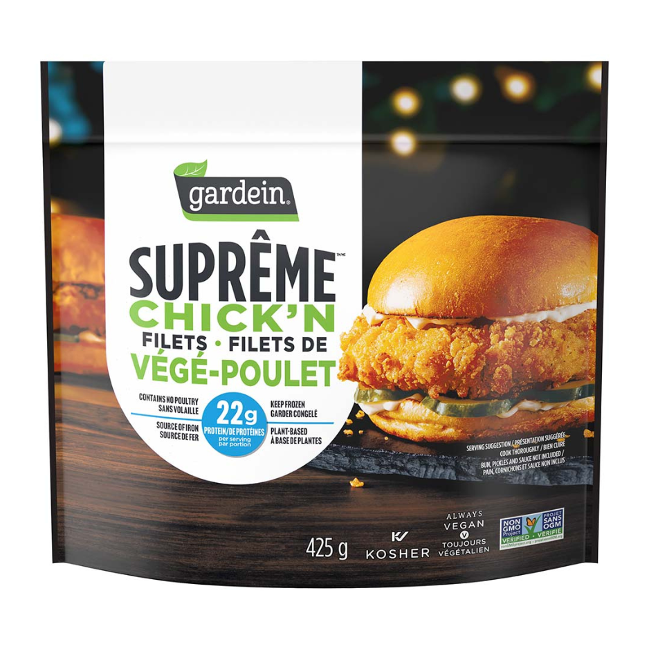Gardein Supreme Chick'n Filet - 425g – Vegan Supply