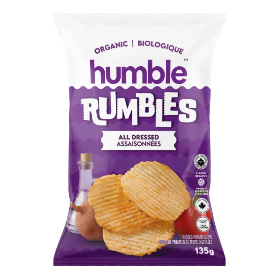 Humble Rumbles All Dressed Chips - 135g – Vegan Supply