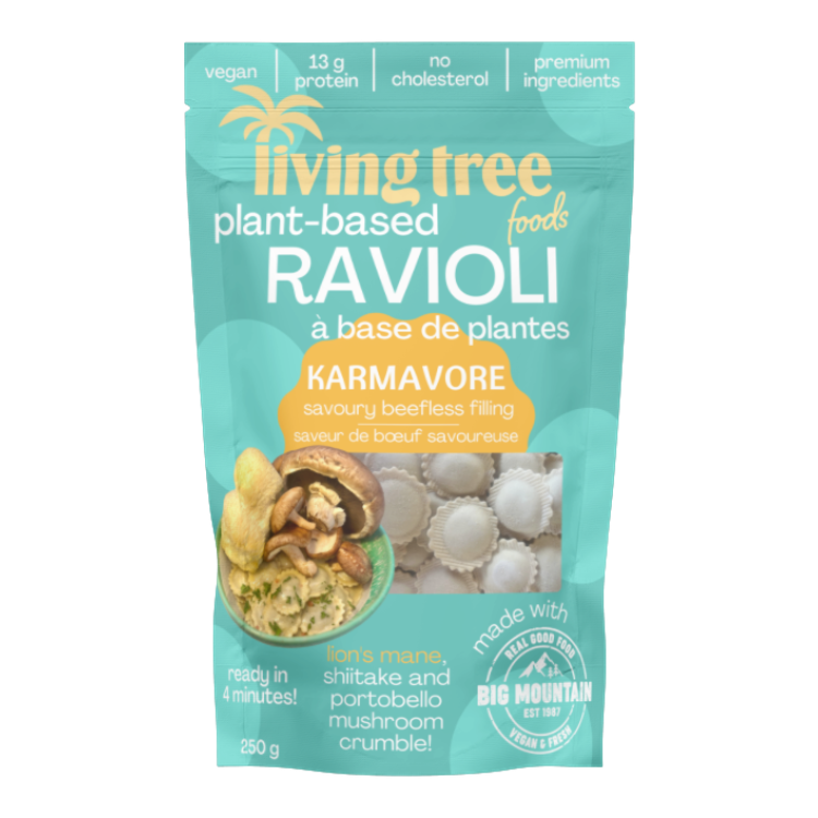 Living Tree Foods Karmavore Beefless Ravioli - 250g – Vegan Supply