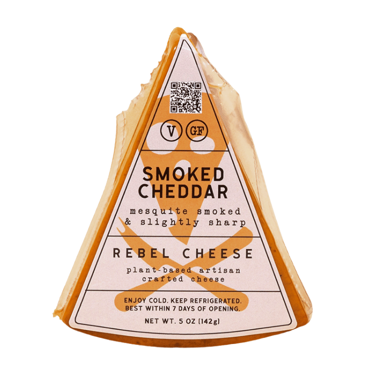 Rebel Cheese Smoked Cheddar - 142g – Vegan Supply