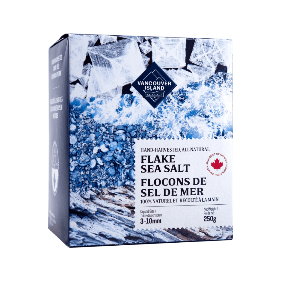 Vancouver Island Sea Salt Flake Sea Salt - 250g – Vegan Supply
