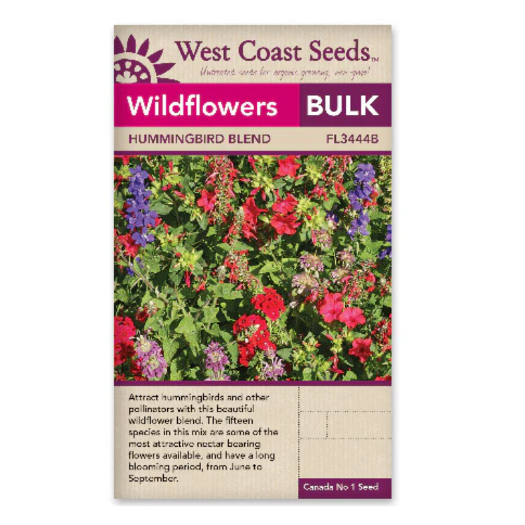 West Coast Seed Colibri Mélange Graines De Fleurs Sauvages - 5g – Vegan ...