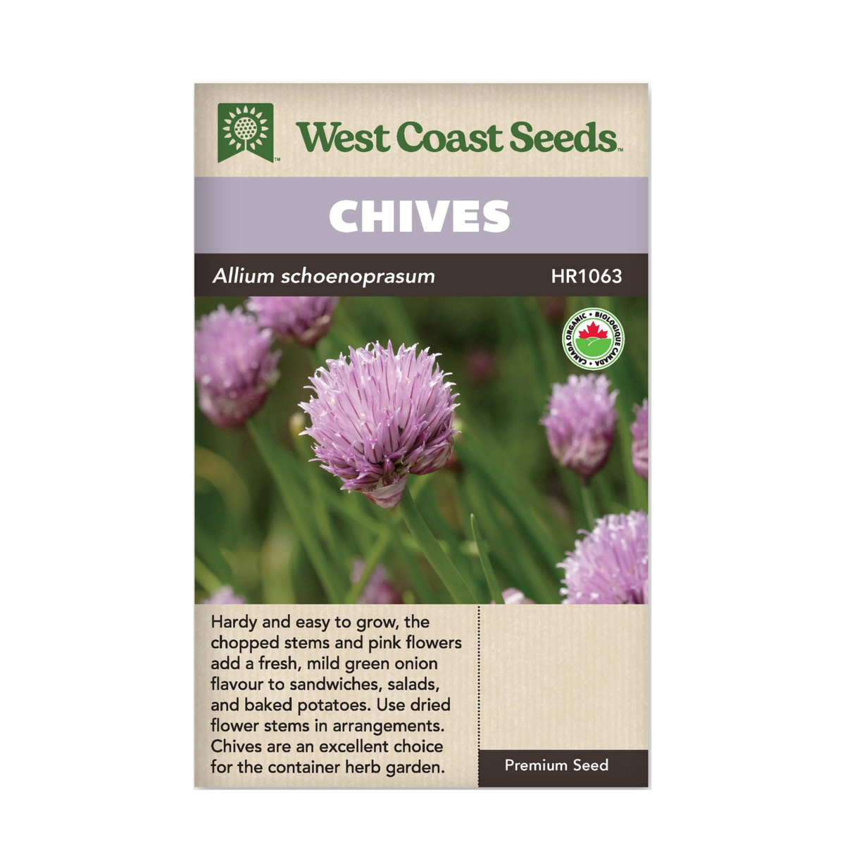 West Coast Seeds Polyvert Organic Chives Seeds - 770 Seeds – Vegan Supply