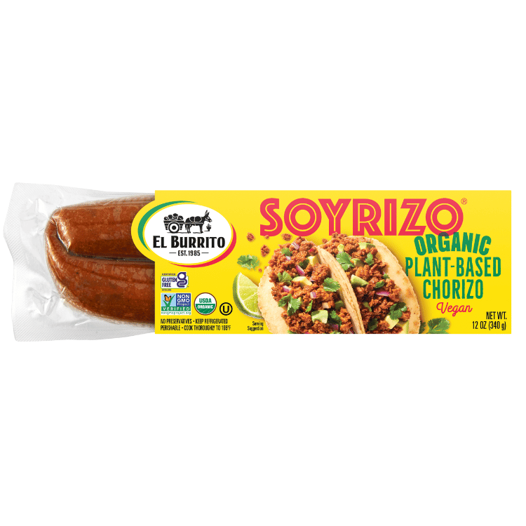 El Burrito Soyrizo Meatless Soy Chorizo - 340g – Vegan Supply