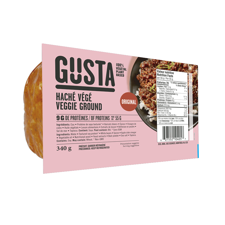Gusta Original Veggie Ground - 340g – Vegan Supply