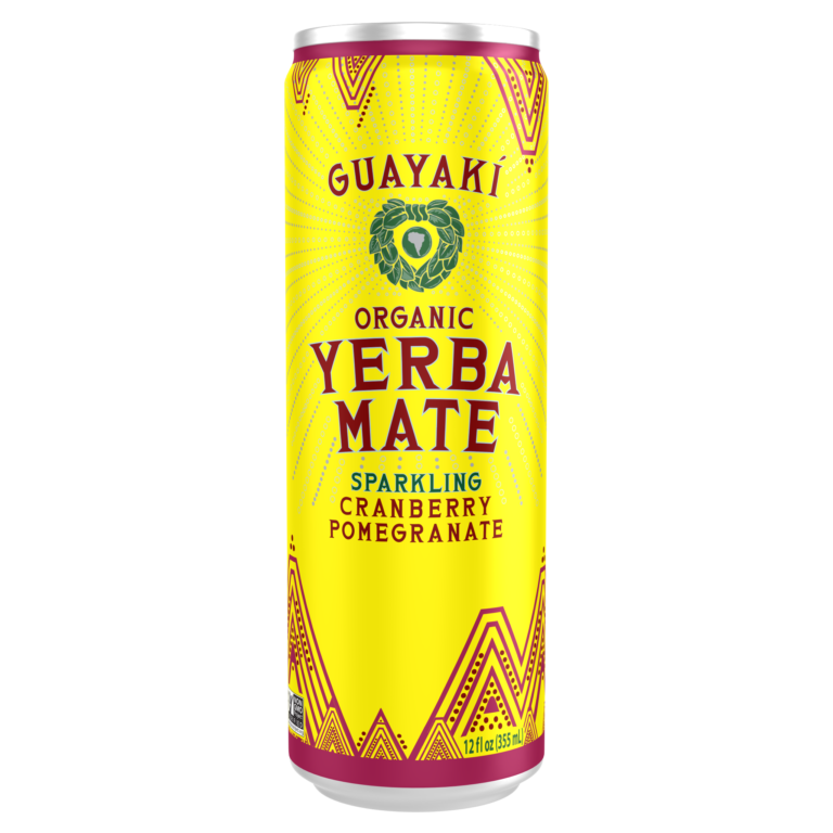 Guayaki Yerba Mate Sparkling Cranberry Pomegranate Can - 355ml – Vegan ...